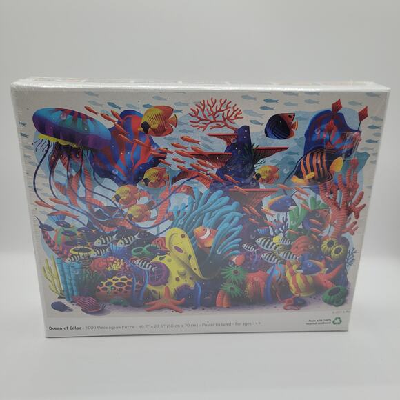 Colorcraft Puzzles | Games | Colorcraft Ocean Of Color 00 Piece Jigsaw ...